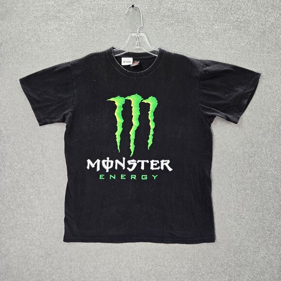 Cotton Tees | Shirts | Vintage Monster Energy Men Shirt Medium Black ...